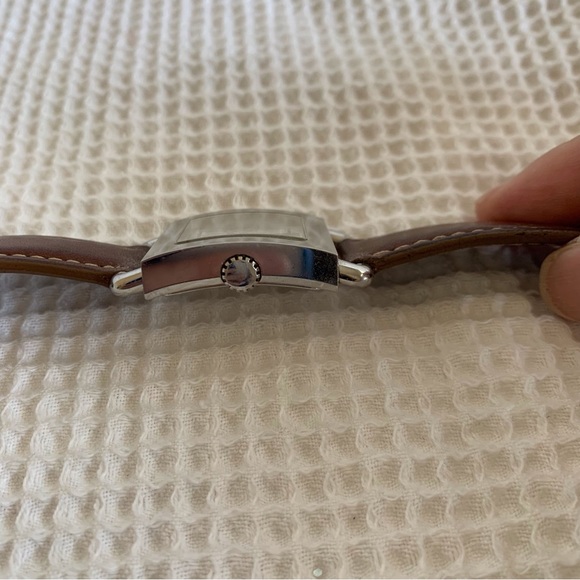 Coach | Accessories | Coach Stainless Steel Rectangular Watch With ...